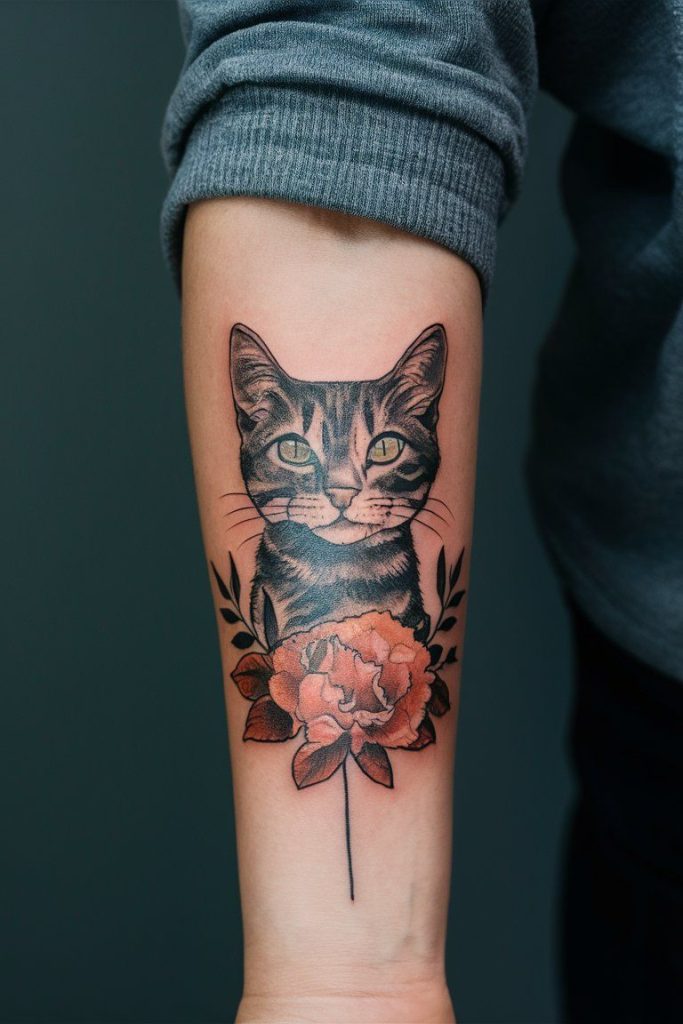 25 Purrfect Adorable Cat Tattoo Ideas That Will Leave You Feline ...