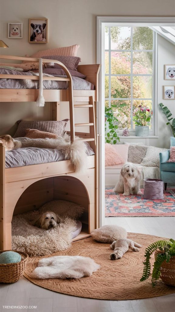 10 Beds with a Dog Bed Underneath Design Ideas for CoLiving