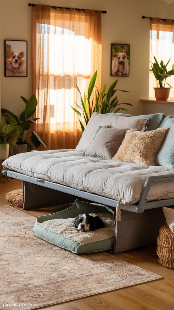 10 Beds with a Dog Bed Underneath Design Ideas for CoLiving