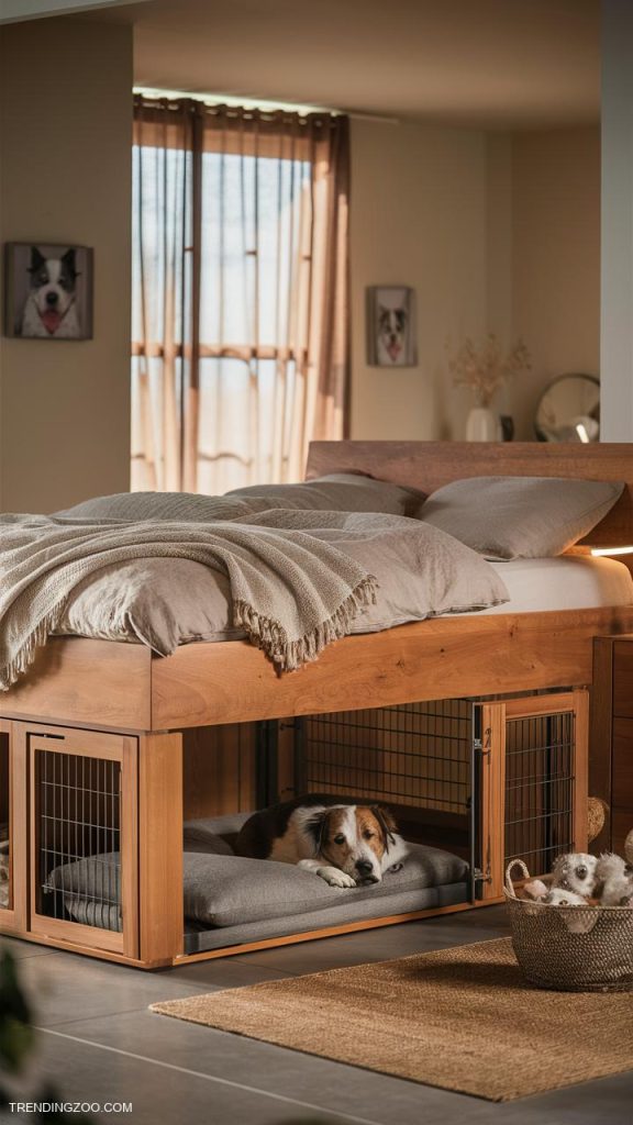10 Beds with a Dog Bed Underneath Design Ideas for CoLiving