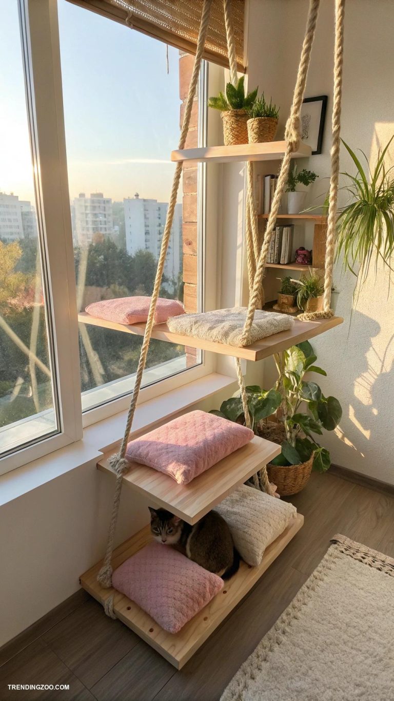 10 Stunning Cat Window Perch Ideas for Your Cat to Daydream (You'll ...