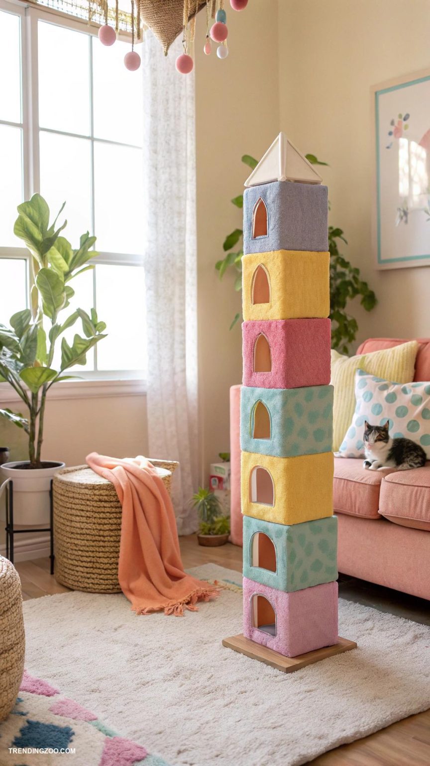 10 Insanely Cool DIY Cat Tower Ideas To Make Your Kitty Purr with Joy ...