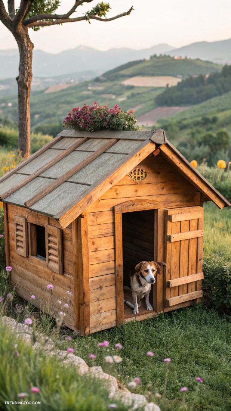 10 Rustic Dog House Designs for Your Pup to Get Cozy Inside
