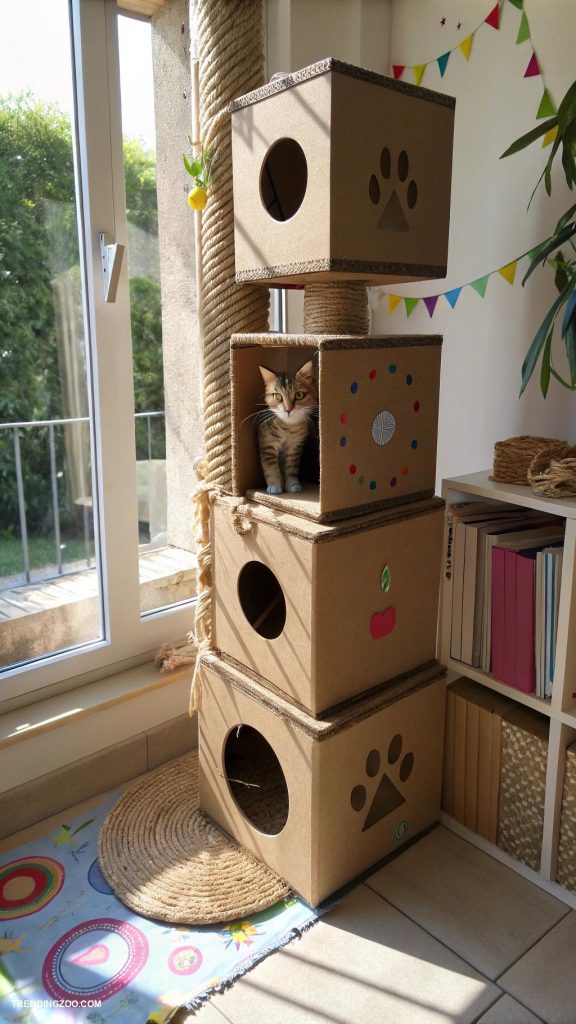 10 Mind-Blowing DIY Cardboard Cat House Ideas That Your Kitty Will Love