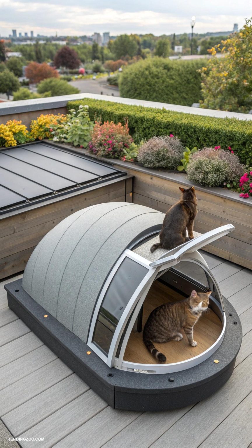 10 Genius Cat Door Ideas That Allow Your Kitty to Go In and Out with Ease