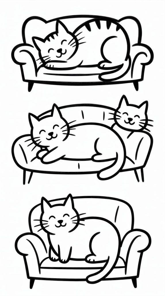 25 Easy Cat Doodles Your Paws Can Create