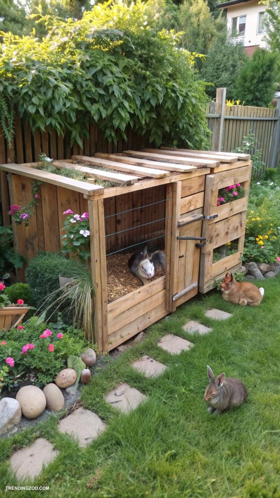 10 Amazing Outdoor Rabbit Enclosure Ideas