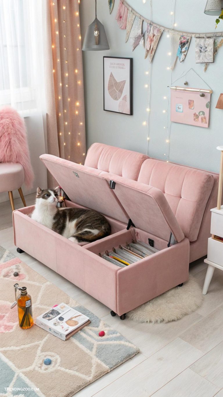 10 Cute Pink Cat House Ideas