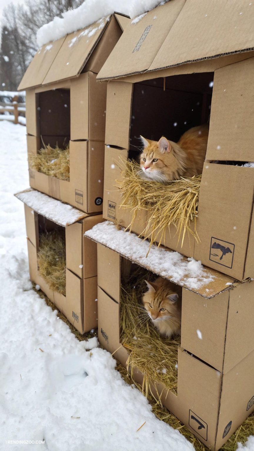 10 Cozy Winter Cat Shelter Ideas