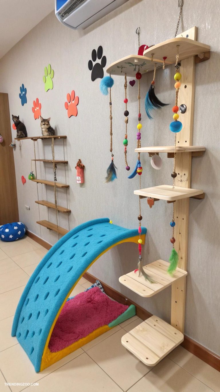 10 Jaw-Dropping Cat Wall Playground Ideas for Kitty Fun