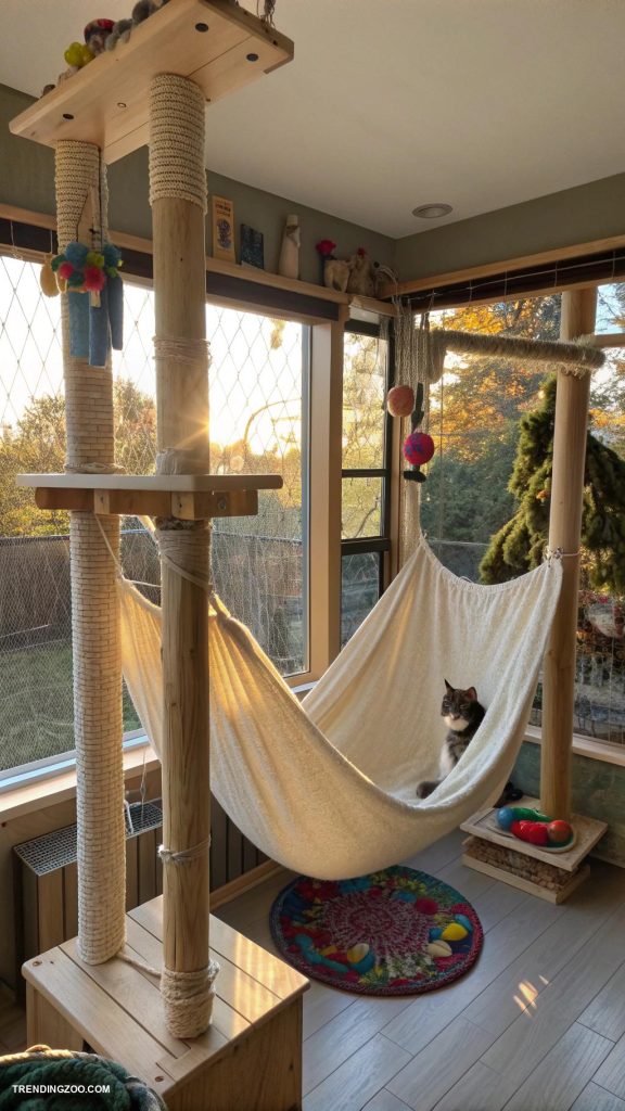 10 Fabulous Hanging Cat Bed Ideas for Naps