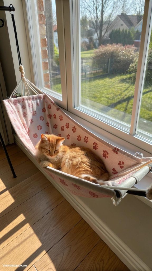 10 Fabulous Hanging Cat Bed Ideas for Naps