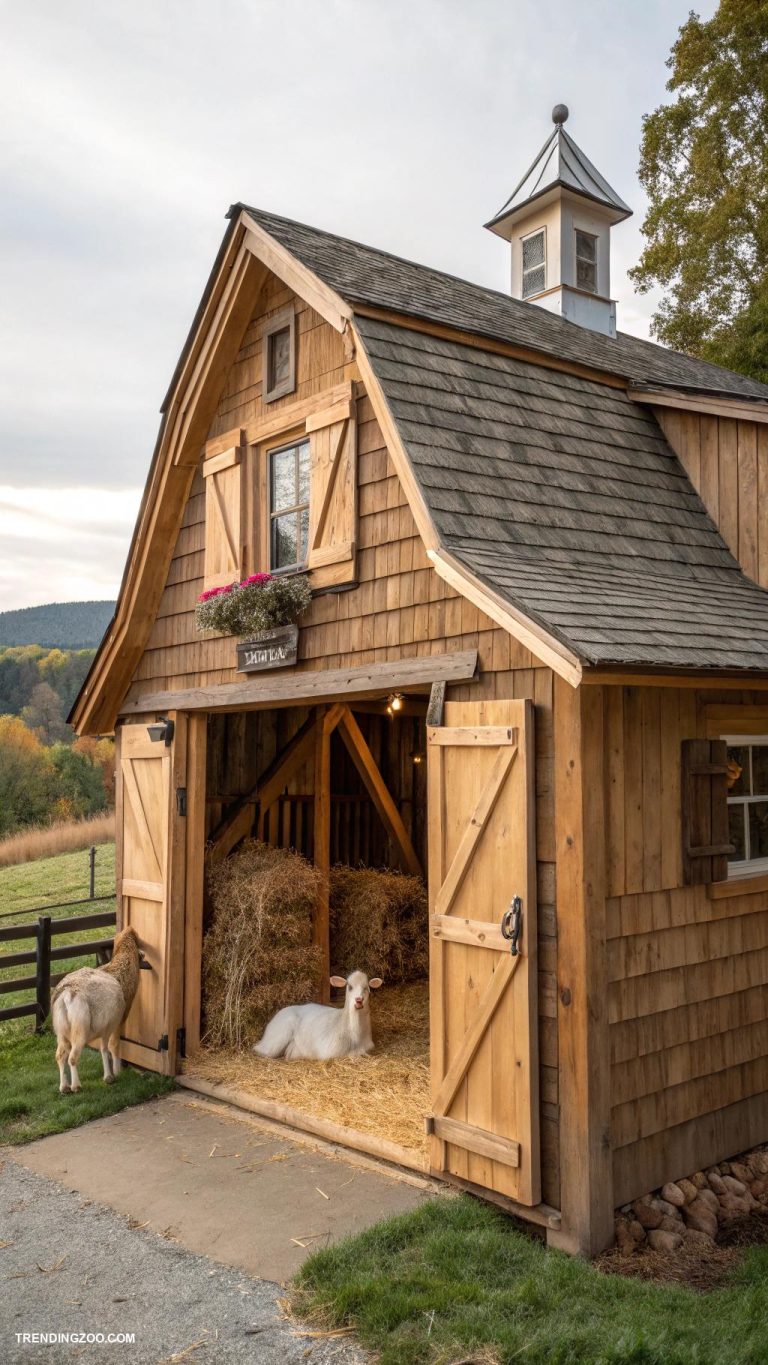 10 Brilliant Goat House Ideas for a Backyard Farm